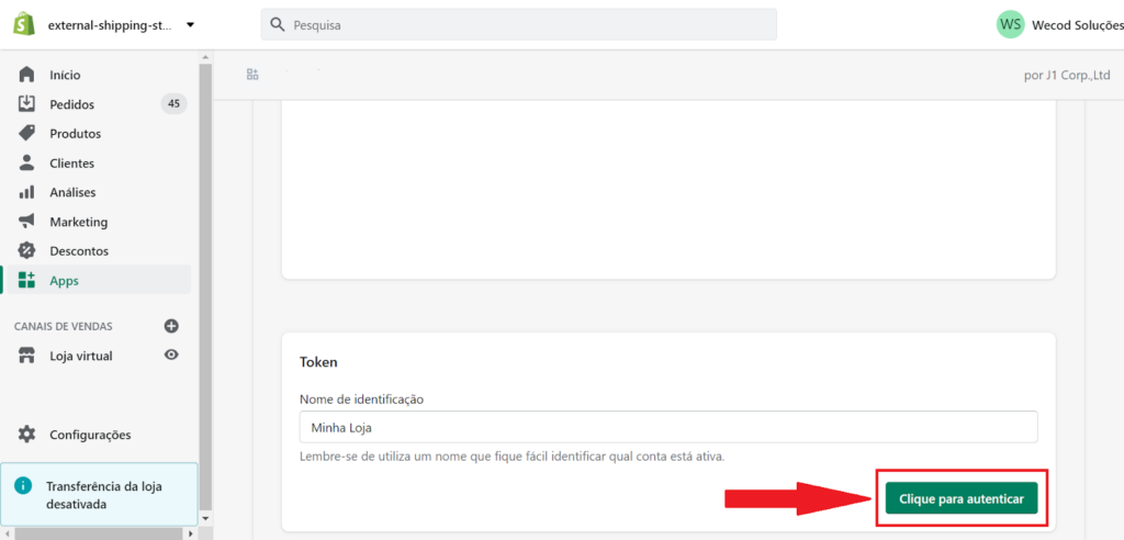 Como integrar o Melhor Envio na plataforma Shopify